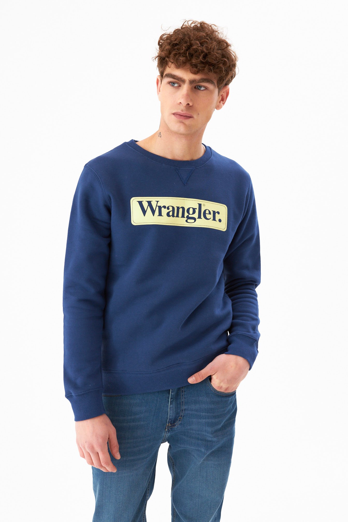 Wrangler® - Buzo Roundneck Season Logo Frisado