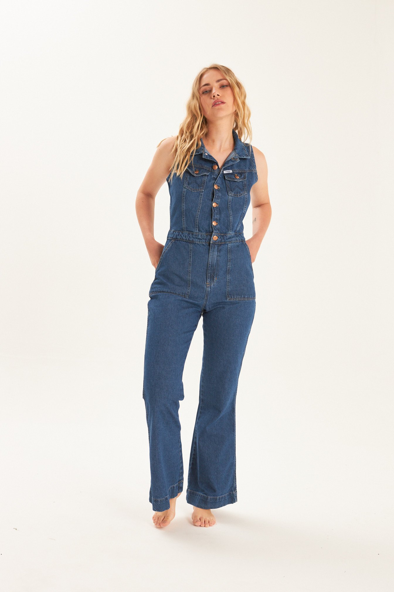 Wrangler® - Overol Raceback Denim