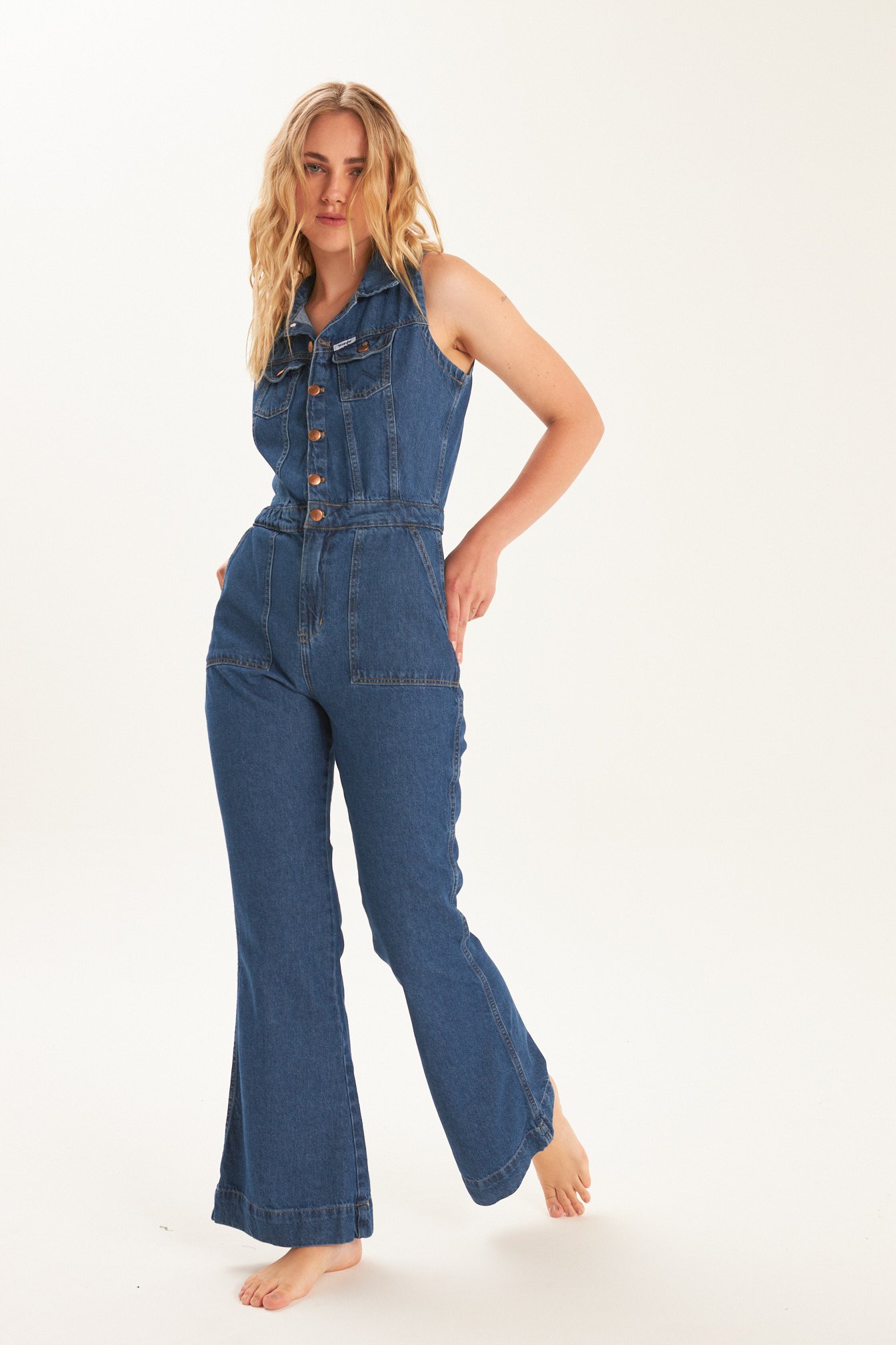 Wrangler® - Overol Raceback Denim